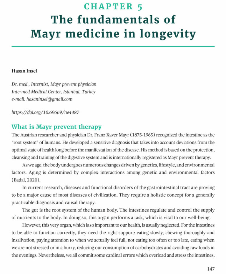 Handbook on Longevity Medicine: The Road Map | European Wellness