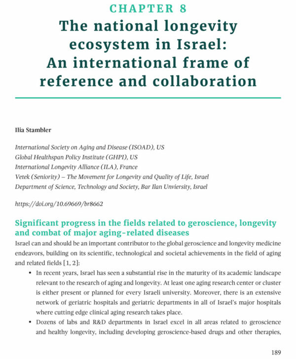 Handbook on Longevity Medicine: The Road Map | European Wellness