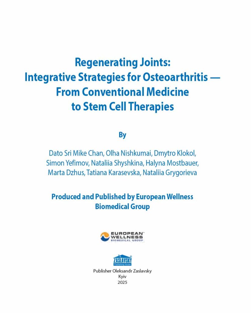 Regenerating Joints: Integrative Strategies for Osteoarthritis — From ...