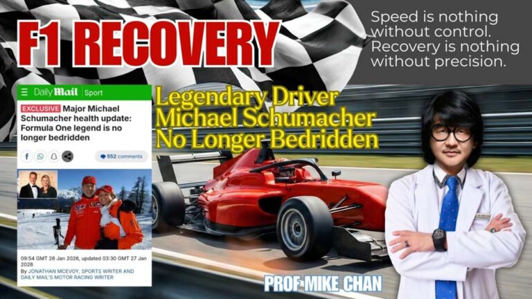 🏁 F1 Legend Michael Schumacher No Longer Bedridden: Prof. Mike Chan ...